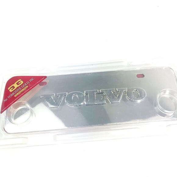 Volvo | Other | Volvo Metallicsilver Vanity Logo License Plate | Poshmark
